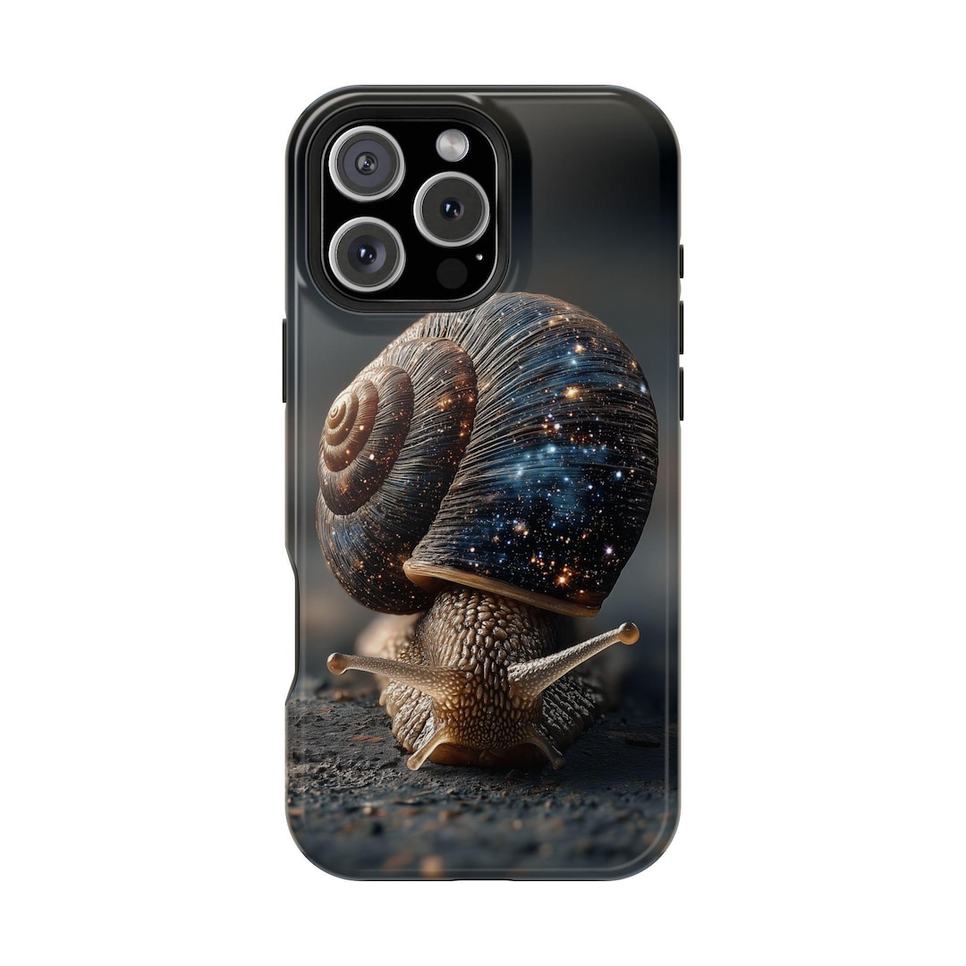 Snail Shell Cosmic Nebula Stars - Case for iPhone 17 16 16e 15 14 13 12 ...