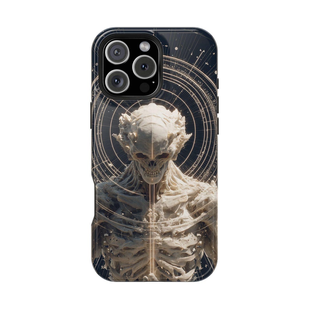 Ancient Skeleton Cosmic Bones Skeletal Necro Phone Case: Iphone, Galaxy ...