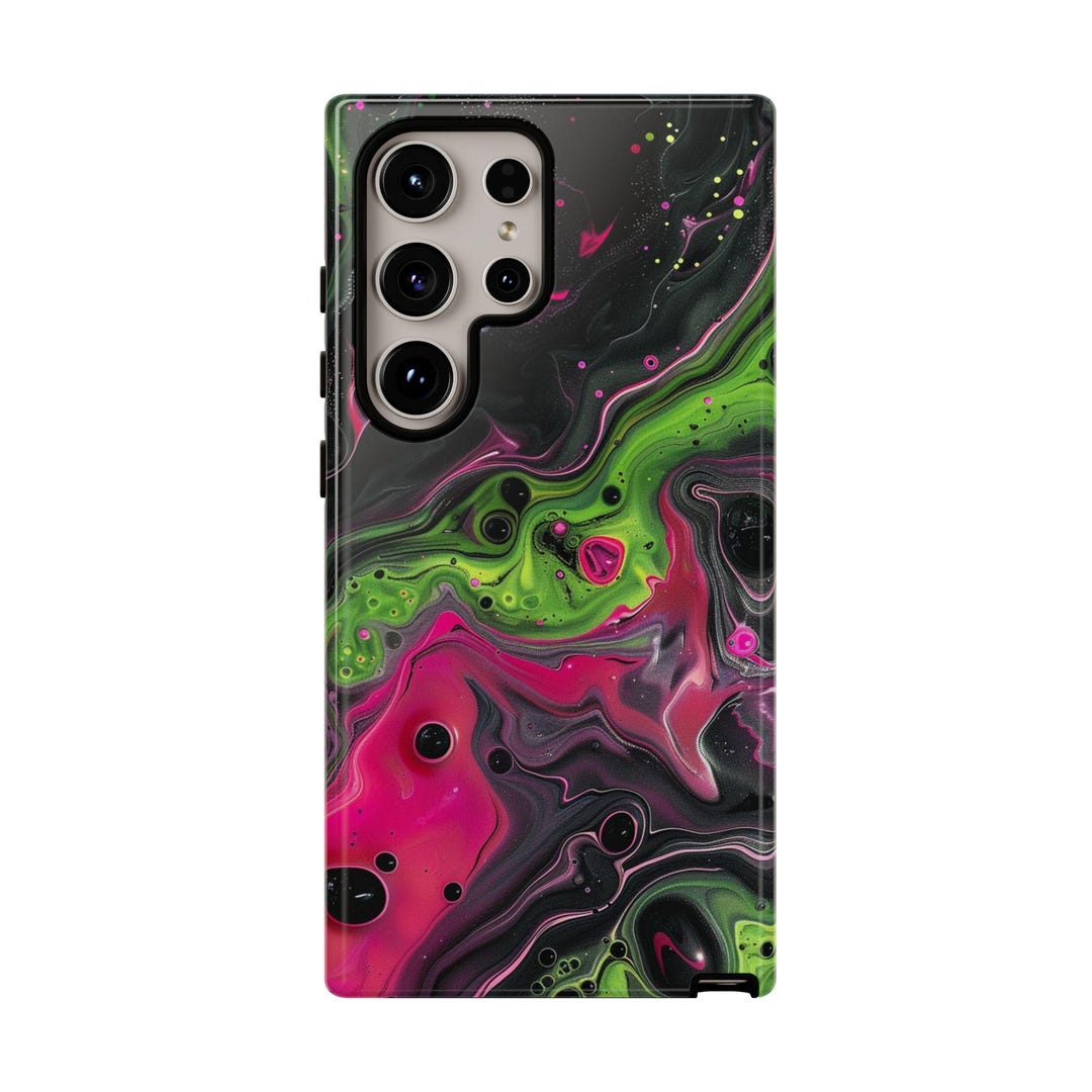 Corrosive Hydro-dip Case, Hydro Dipped Liquid Blast Cover, Pink Green ...