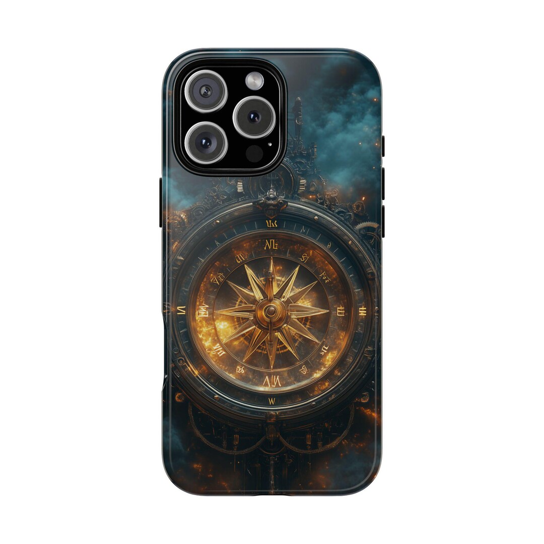 Steam Punk Runic Compass Rune Symbols Phone Case - Etsy