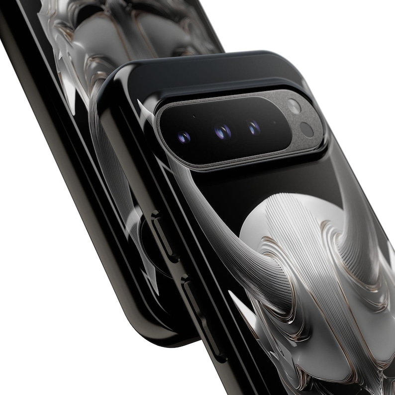 Chrome Oni Mask Silver Vector Phone Case - Lifetime Warranty - Etsy México