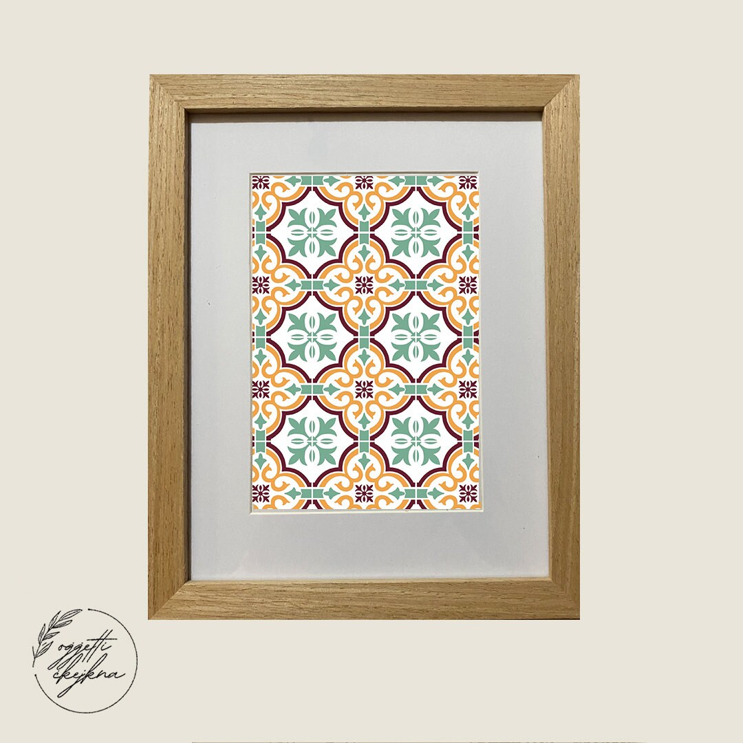 Decor Wall Art Maltese Tile Printable Design Instant Download A4 - Etsy