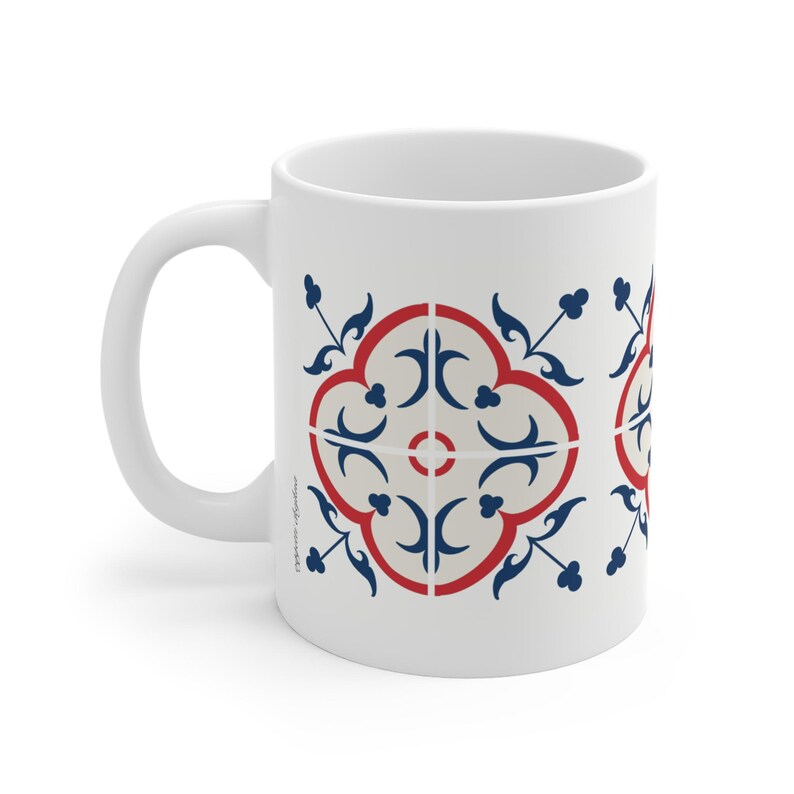 Ceramic Mugs Tile Design - Etsy