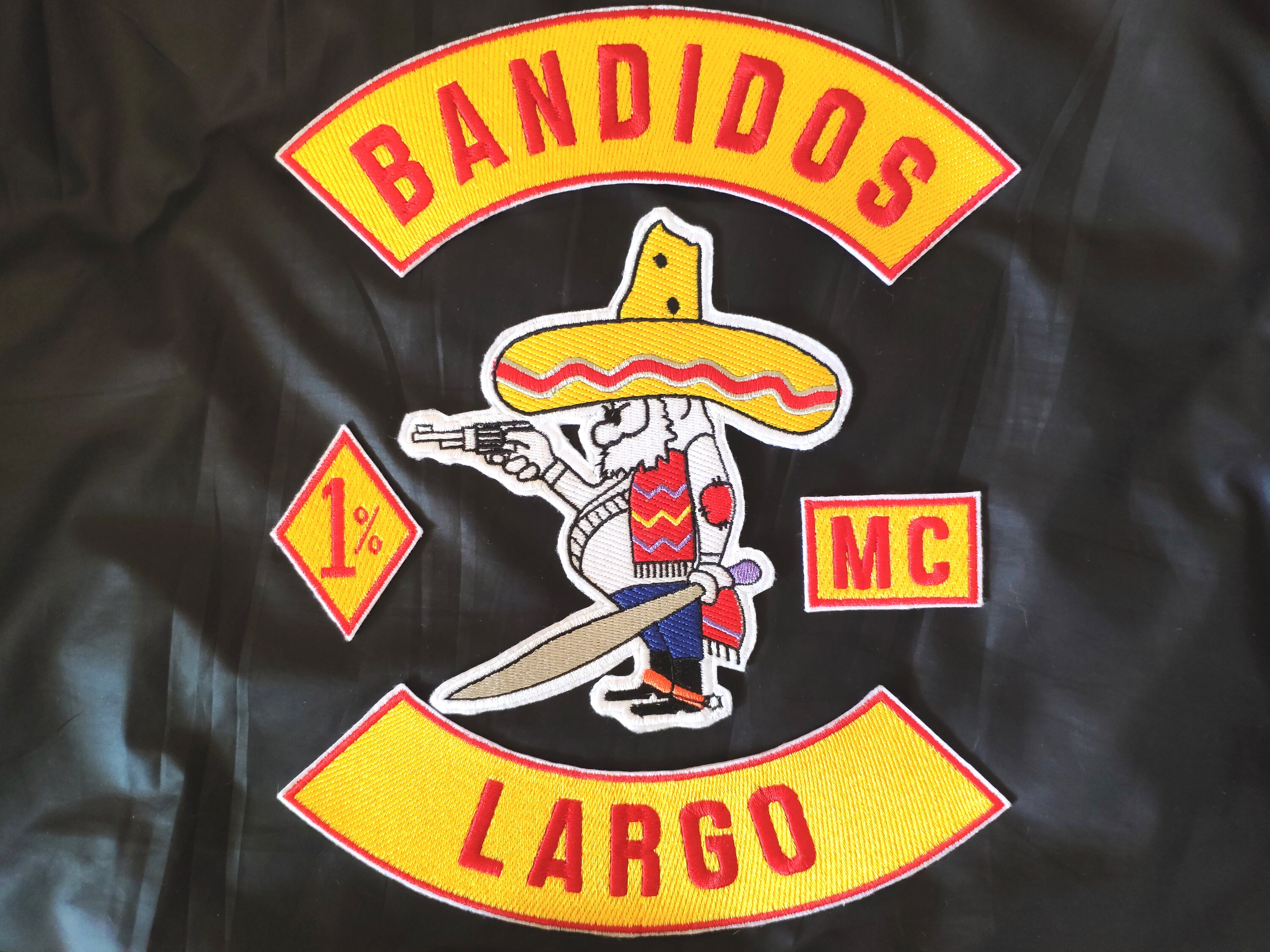 Any city state or country Bandidos MC Felt Patch | Etsy