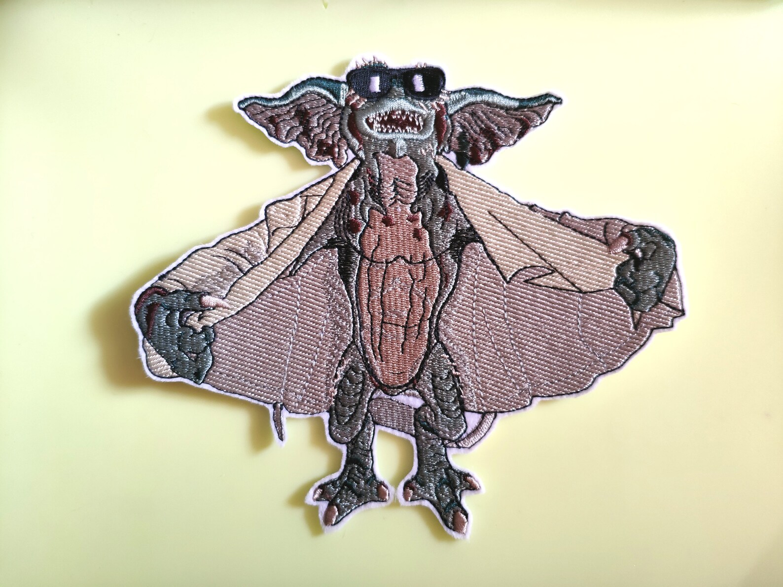 Flasher Gremlin Embroidered Felt Patch | Etsy