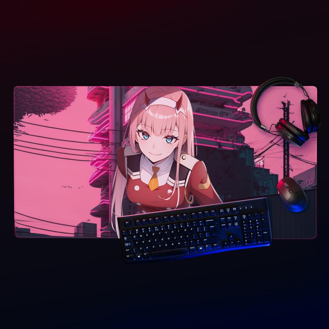 Zero Two Gaming Mouse Pad Zero Two Merch Anime Merch Anie - Etsy