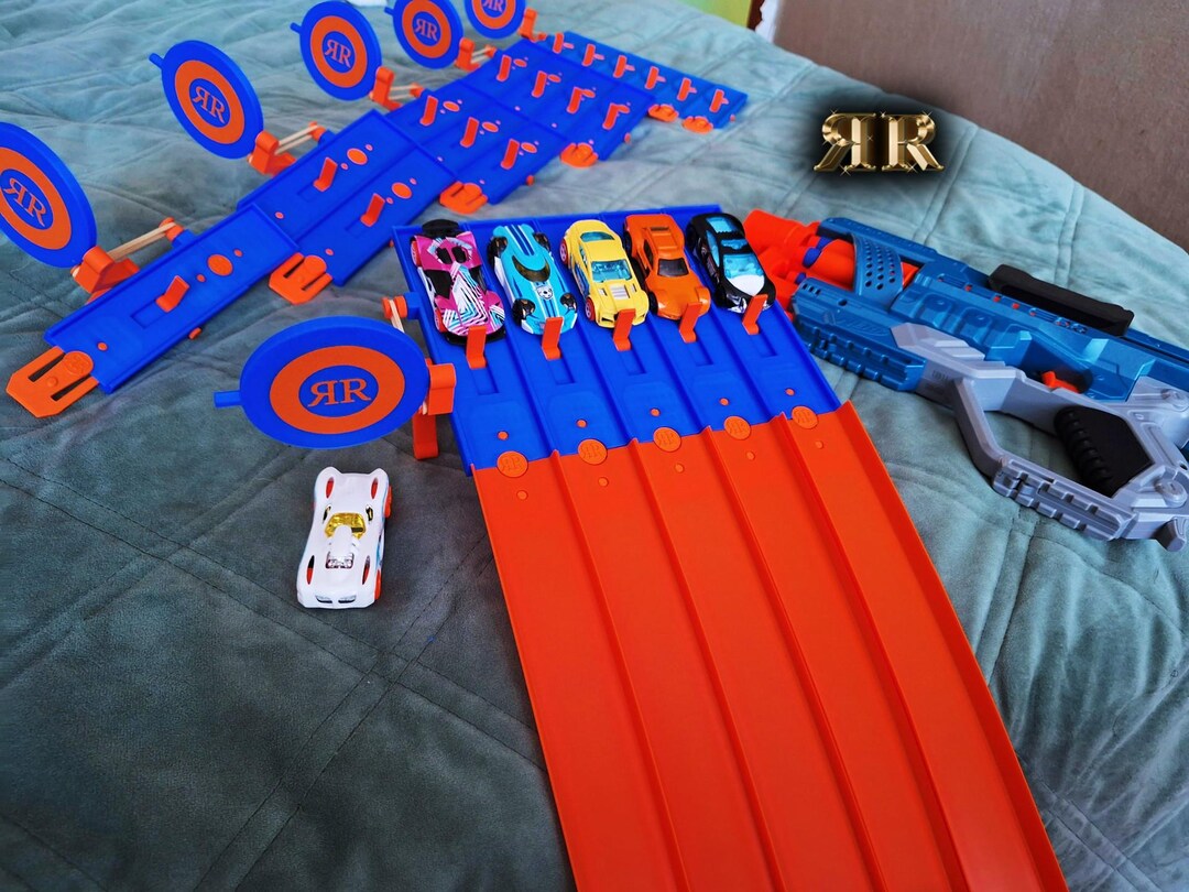 5 Lane Car Laucher Kit Hot Wheels Compatible 5 Lane Launcher Kit With ...
