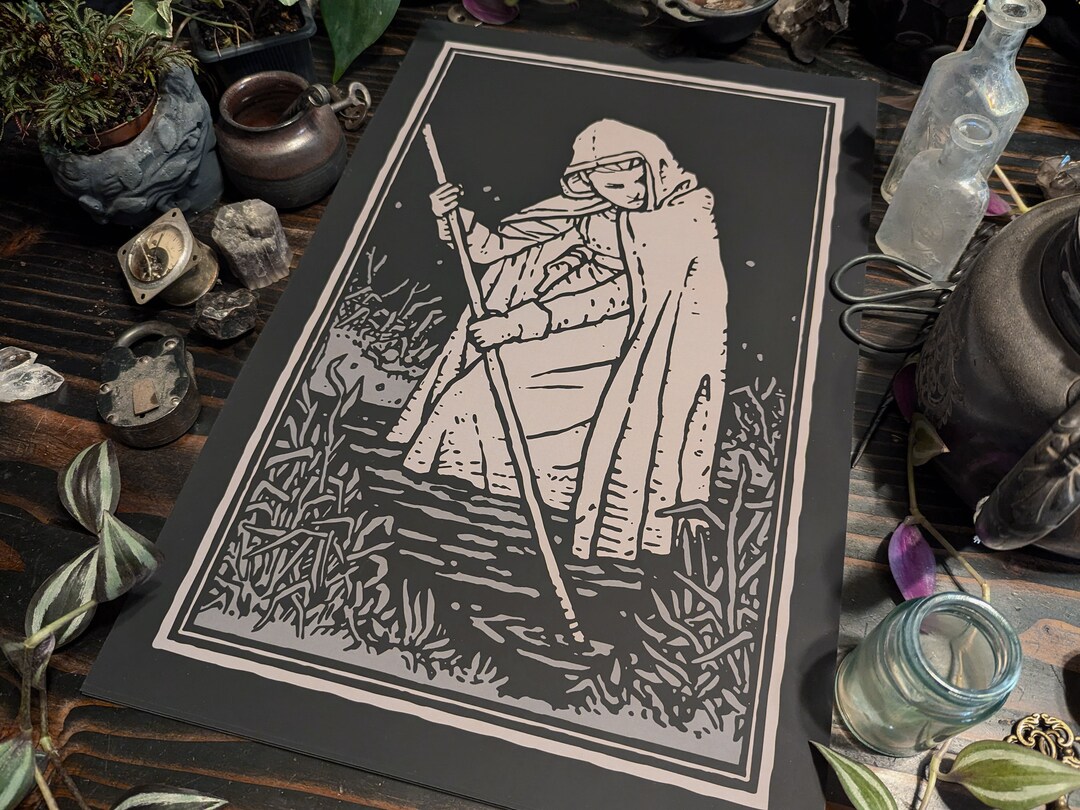 Cultist of the Mire | 12" X 18" Artist Print | Medieval-style ...