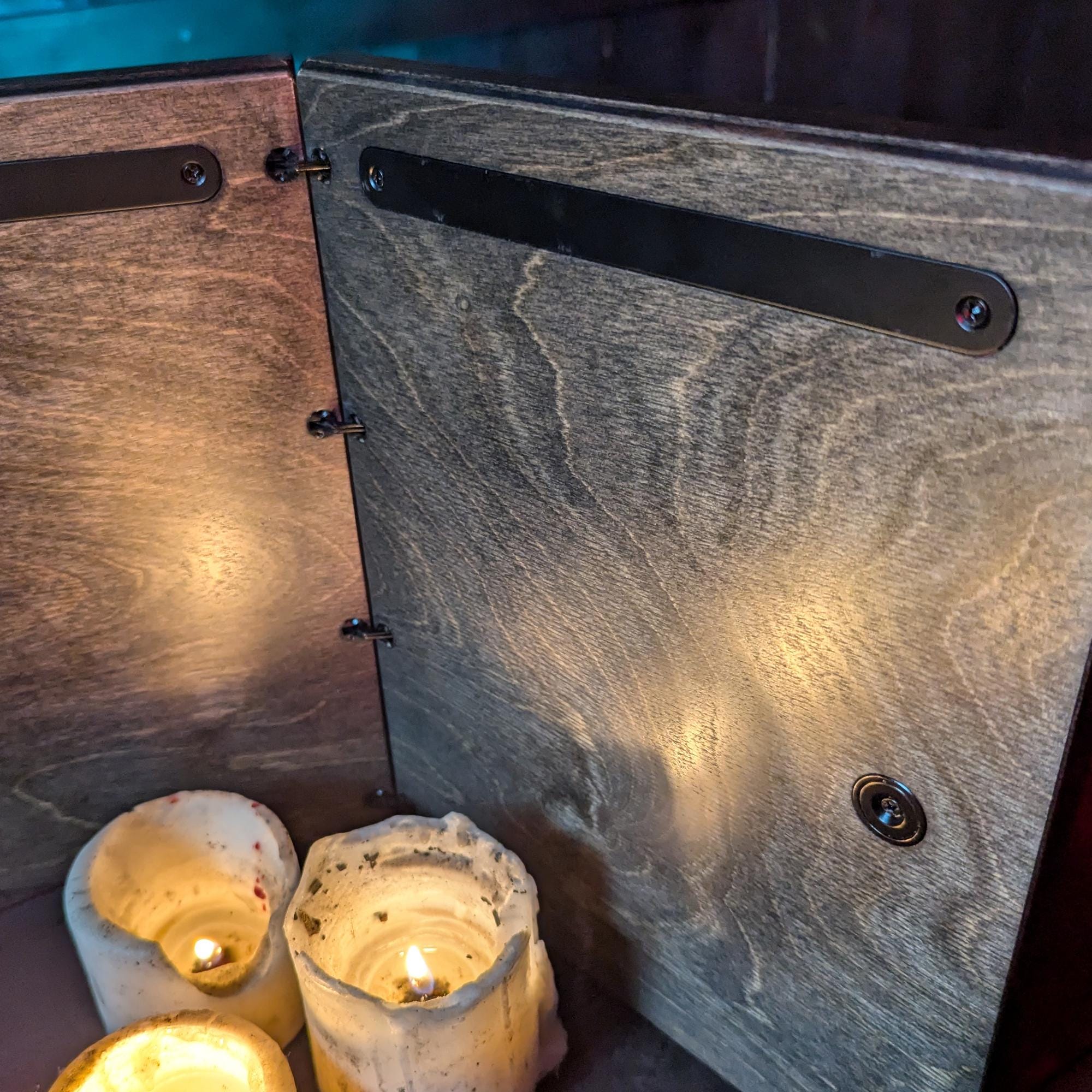 DM Screen | Deluxe Wood GM Screen | Grimdark Gift for Dungeon Masters ...