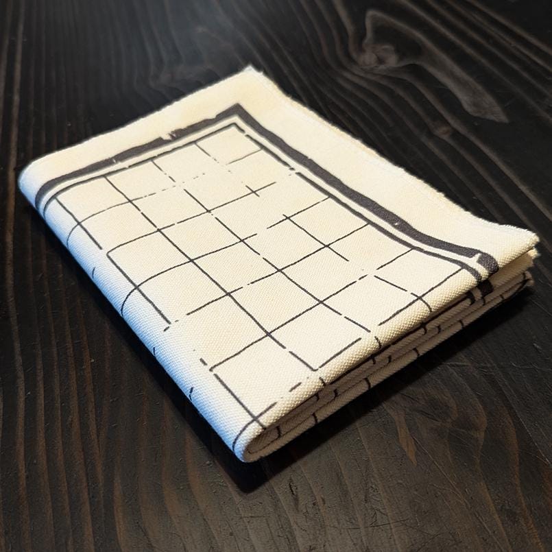 Cloth RPG Battle Map | 21" X 27" Square Grid | Gift for Dungeon Masters ...