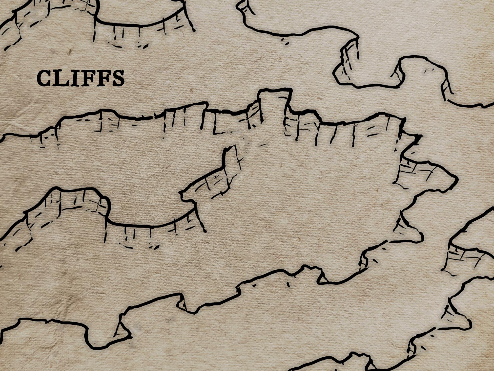 165 Mountain, Cliff, and Hill Brushes for Fantasy Cartography ...