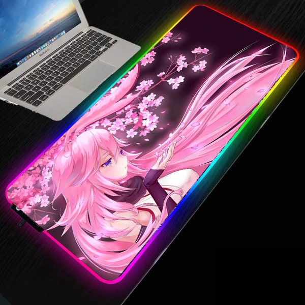 Led Mouse Pad Anime Girl - Etsy