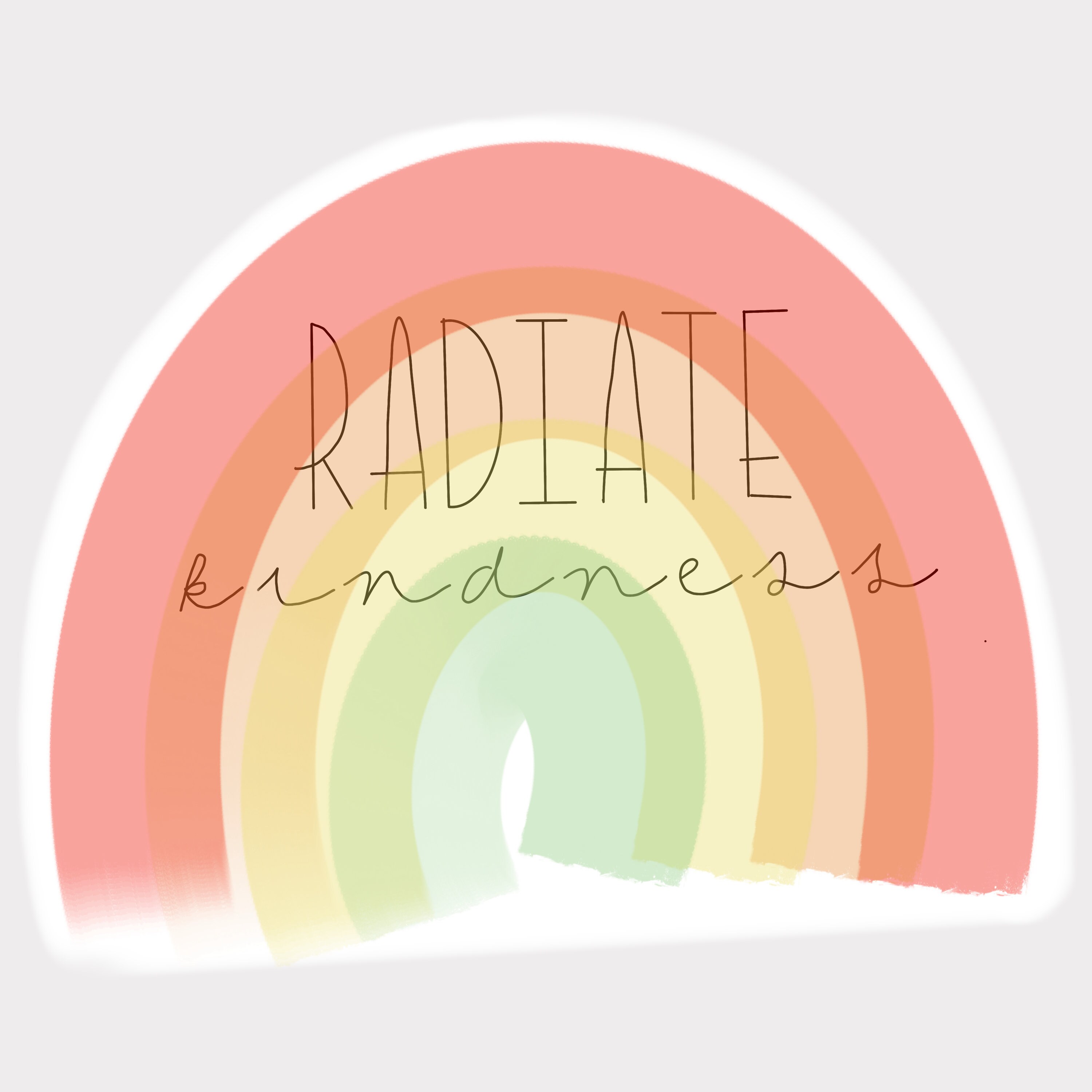 Radiate Kindness Sticker Décalque - Etsy France