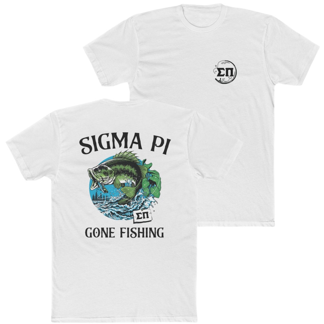 Sigma Pi Graphic T-shirt Gone Fishing - Etsy