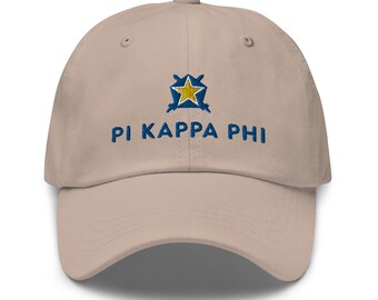 Pi Kappa Phi Fraternity Baseball Cap Custom Color Hat and Embroidery ...