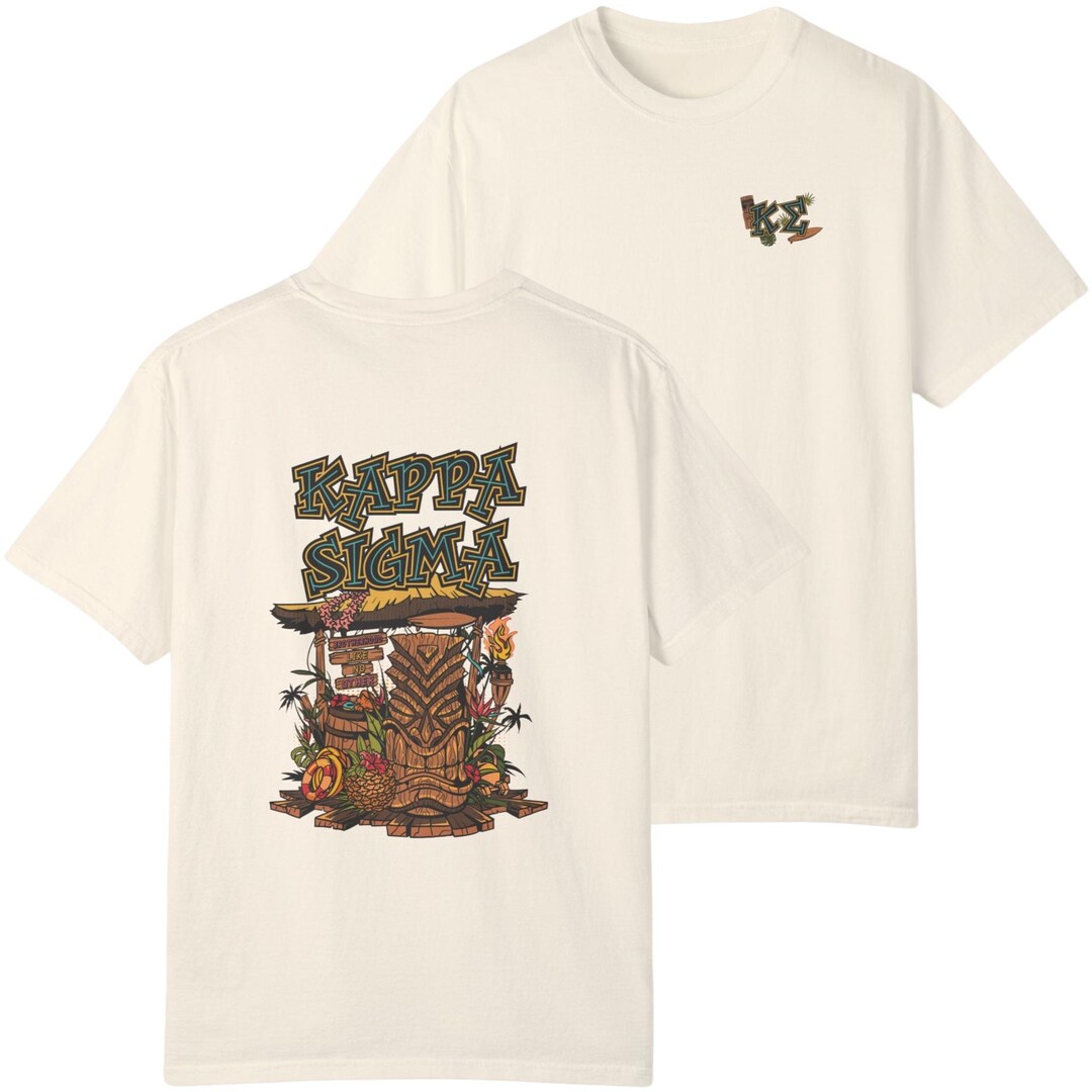 Kappa Sigma Graphic T-shirt | Tiki Time - Etsy