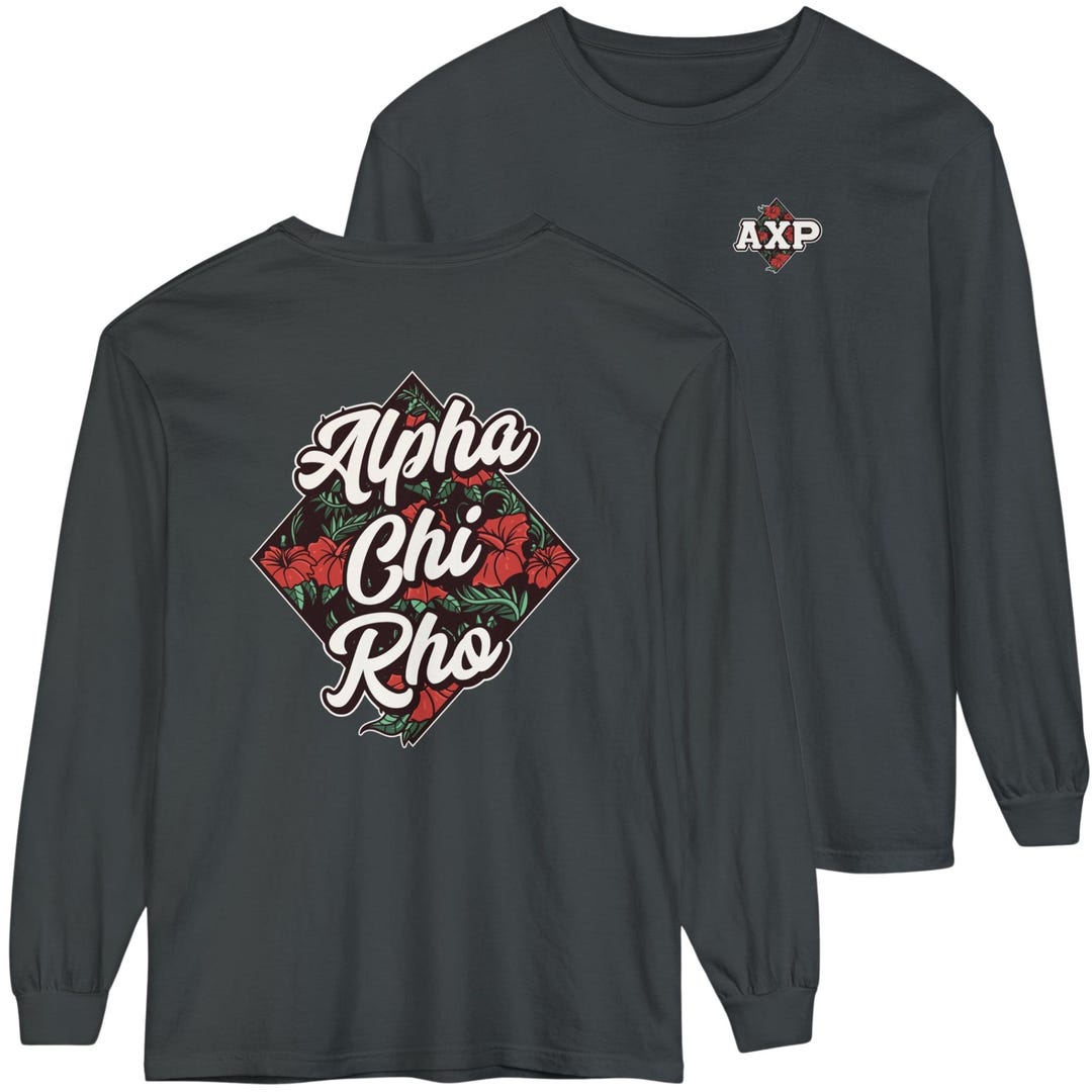 Alpha Chi Rho Graphic Long Sleeve Aloha - Etsy