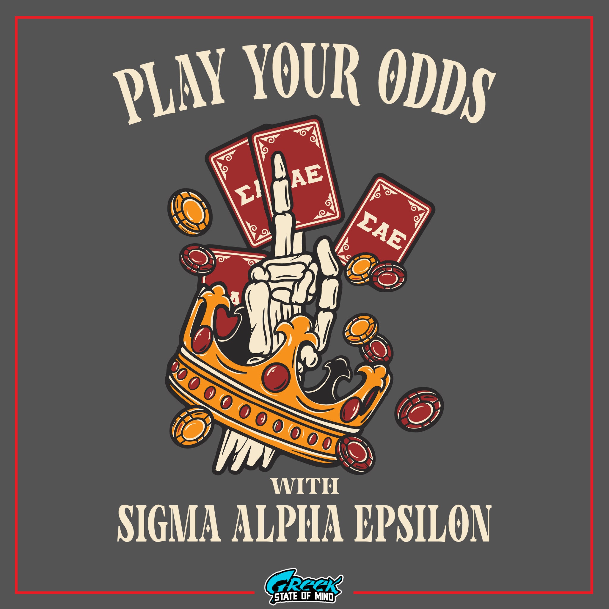 Sigma Alpha Epsilon Graphic T-shirt | Play Your Odds - Etsy