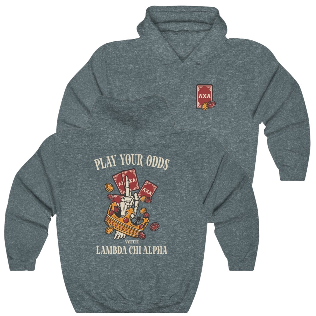 Lambda Chi Alpha Graphic Hoodie | Play Your Odds - Etsy