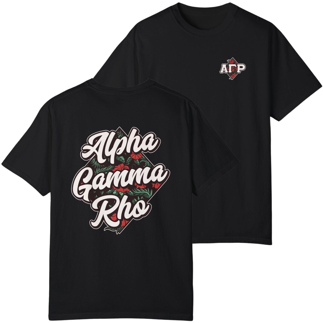 Alpha Gamma Rho Graphic T-shirt Aloha - Etsy
