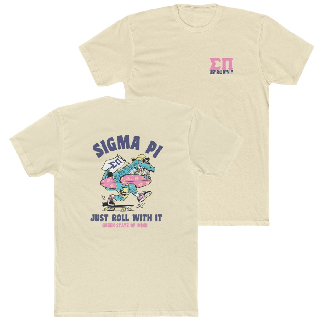 Sigma Pi Graphic T-shirt | Alligator Skater - Etsy