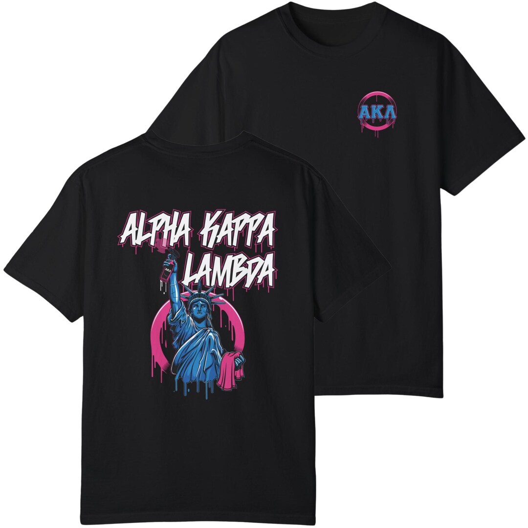 Alpha Kappa Lambda Graphic T-shirt Liberty Rebel - Etsy