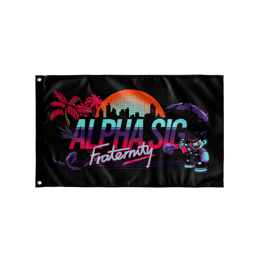 Alpha Sigma Phi Jump Street Flag - Etsy