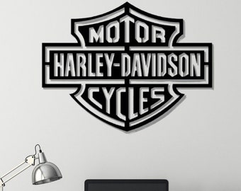 Harley Davidson Metal Sign - Etsy