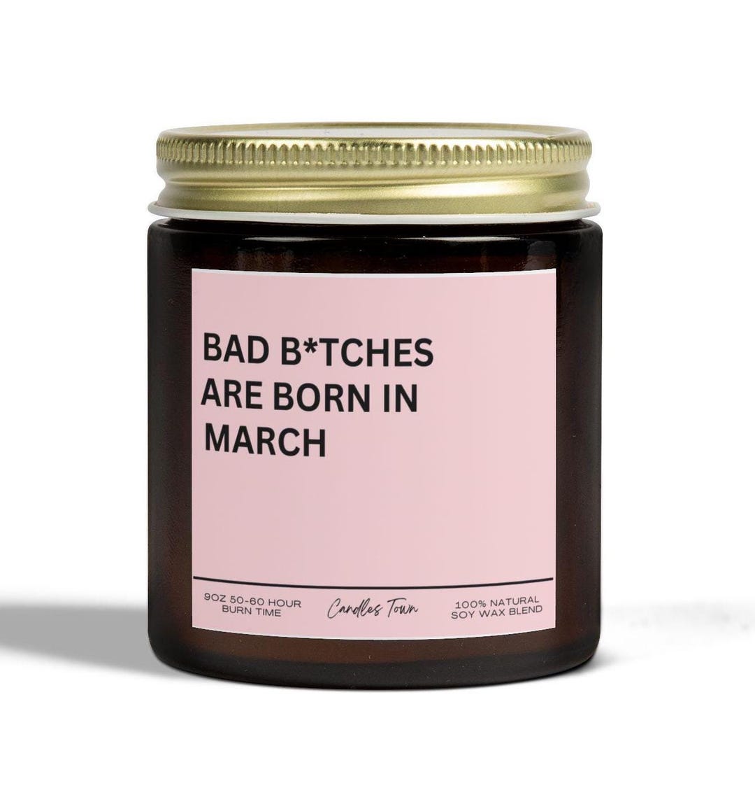 2025 March Birthday Month Candle Gift, March Candle, March Women Gifts ...