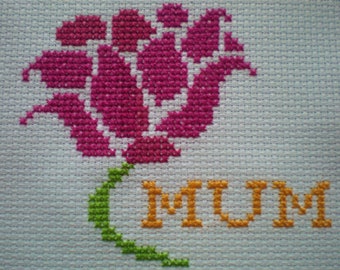 Mothers Day Chart Only PDF Instant Download Counted Cross | Etsy