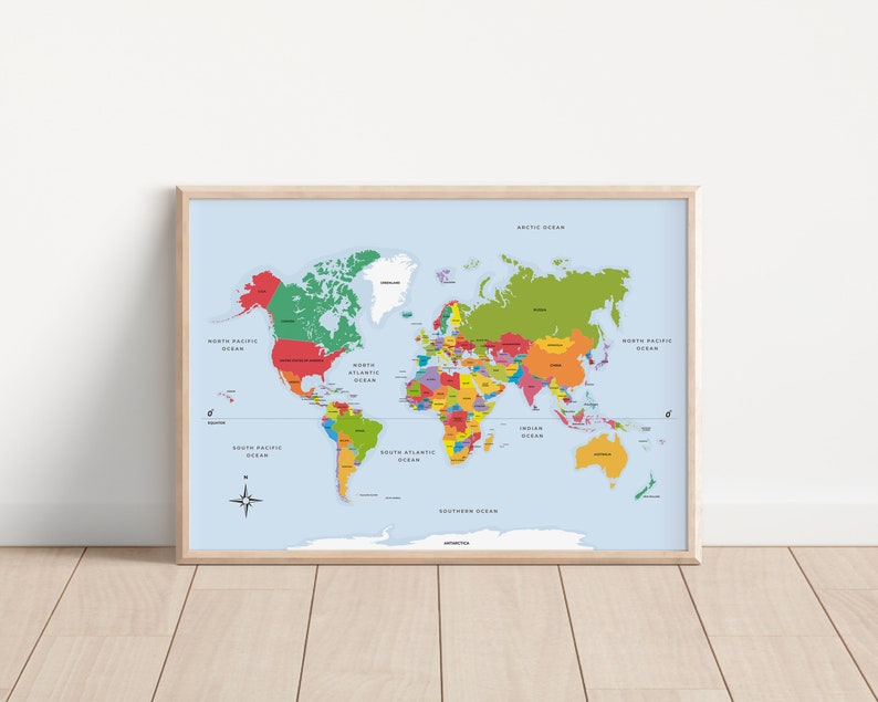 Classroom Educational Posters Set 8 Learning Wall Charts - Etsy