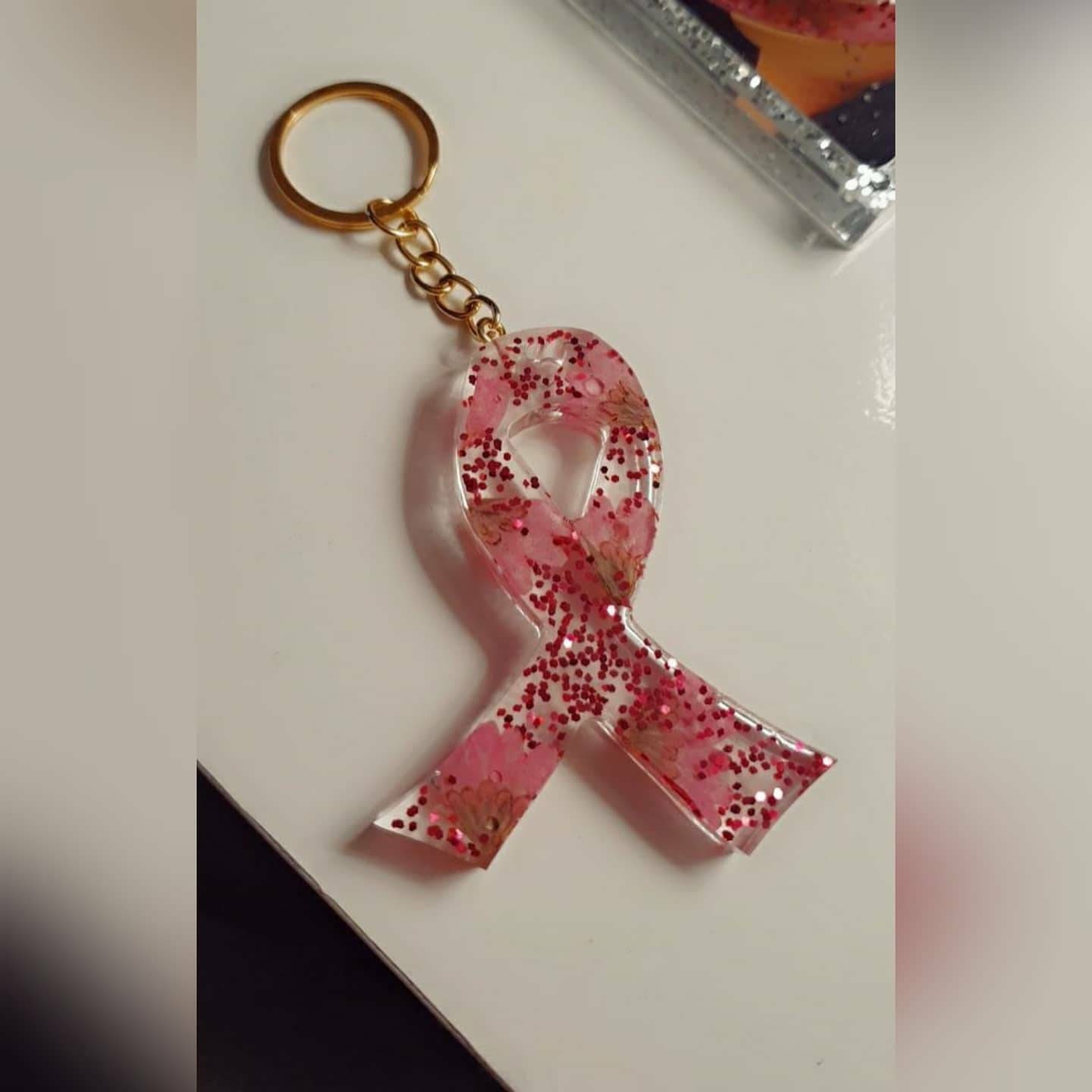 Cancer resin key ring | Etsy