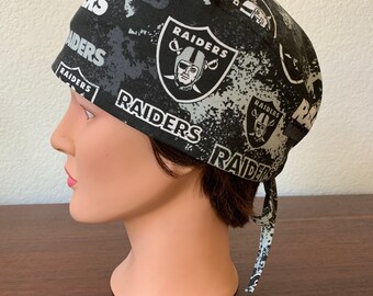 Raiders Scrub Cap - Etsy
