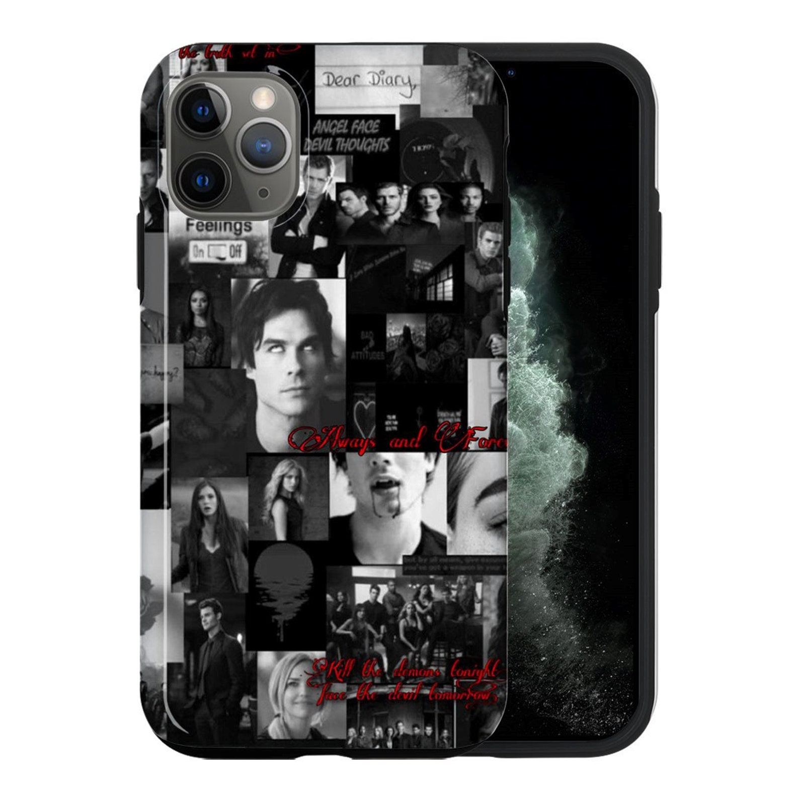 The Vampire Diaries Phone Case Collage Cover for iPhone 12 11 | Etsy