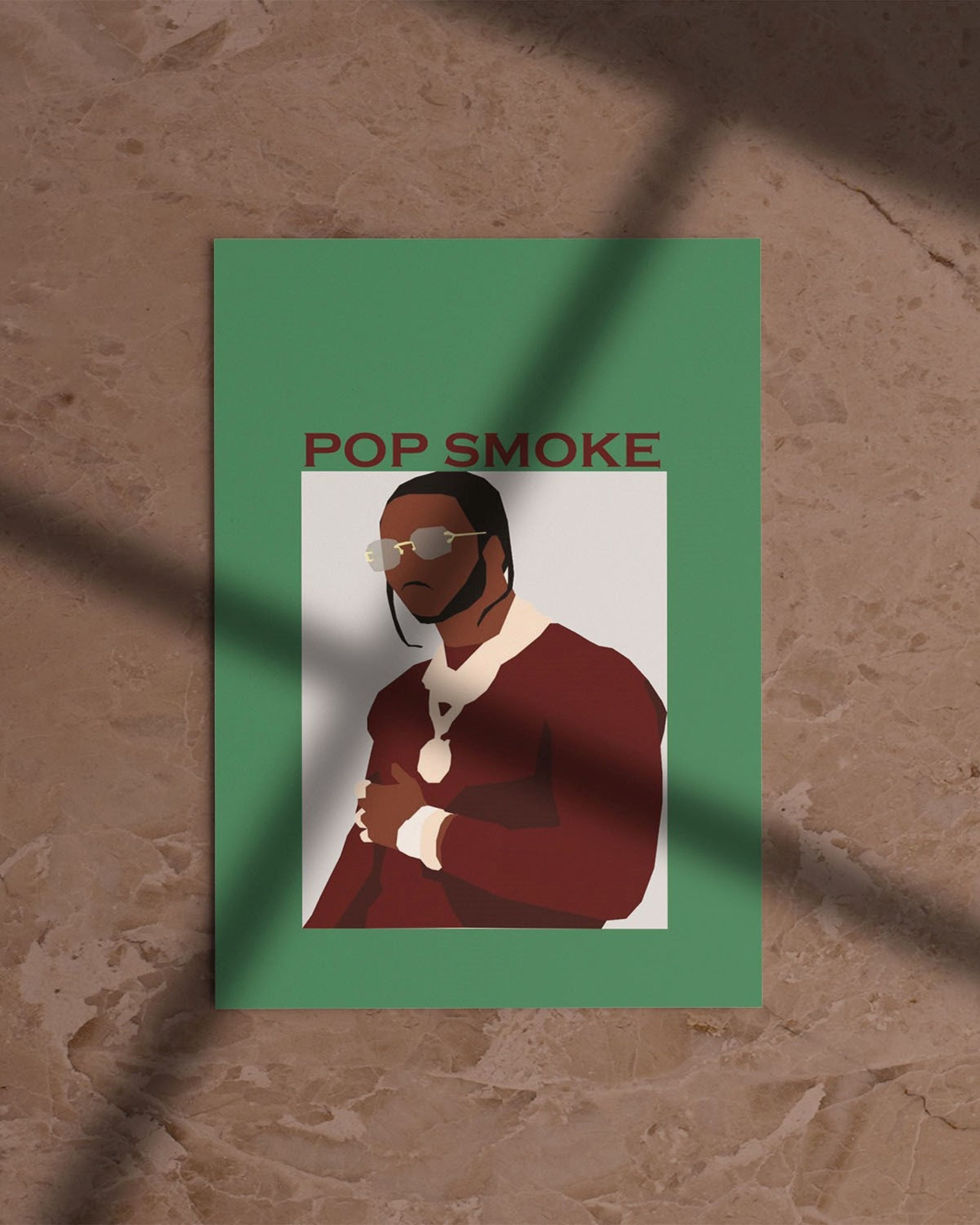 Pop Smoke Poster The Woo Digital Print Mood Swings Wall Art | Etsy