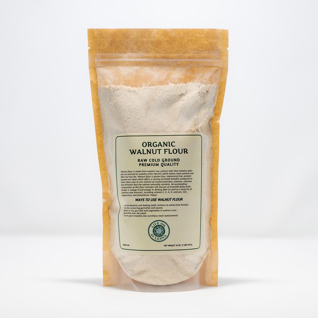 Raw Cold Ground Walnut Powder/meal Fresh Gluten-free Walnut Flour ...