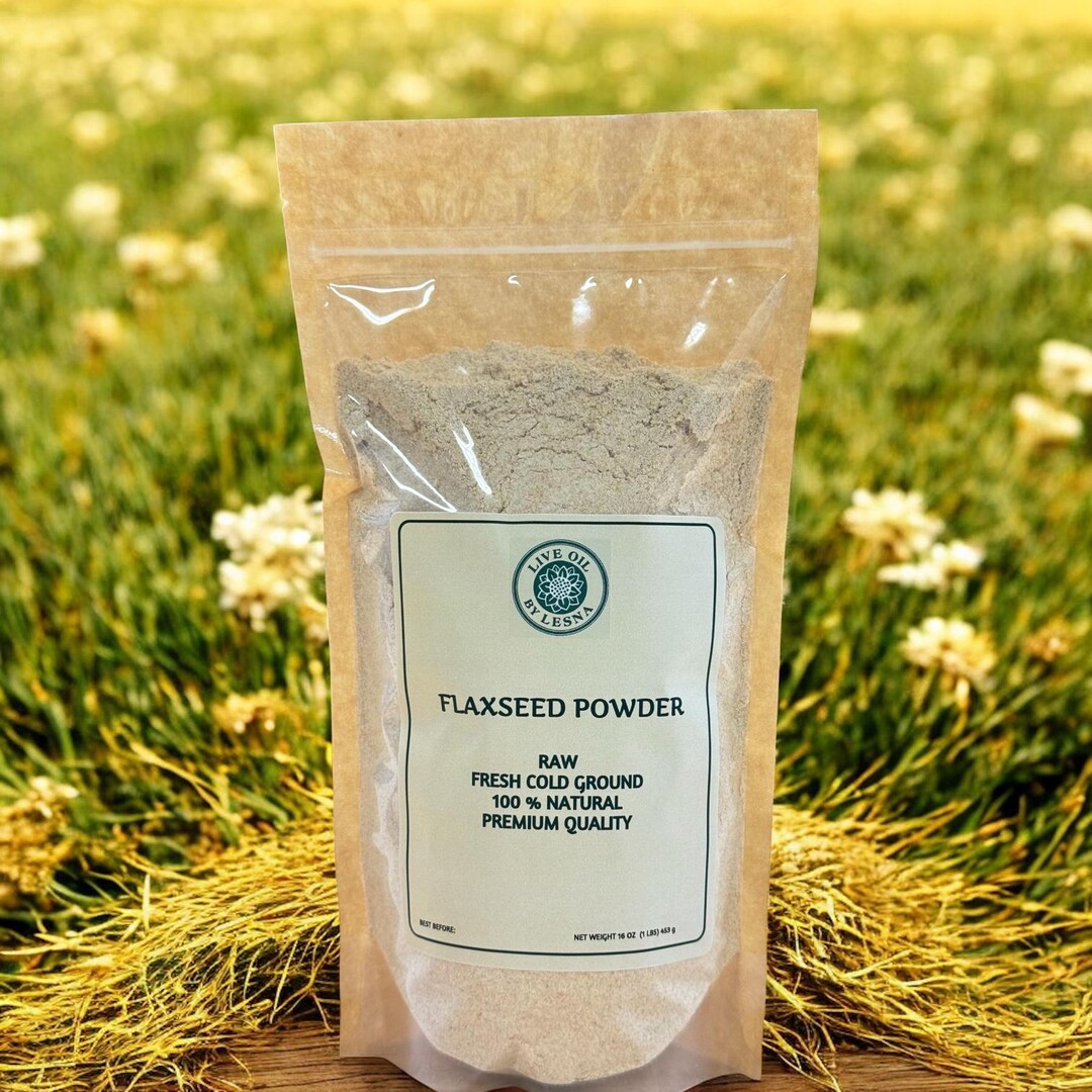 Raw Cold-ground Flaxseed Powder/meal. Freshly Ground. - Etsy