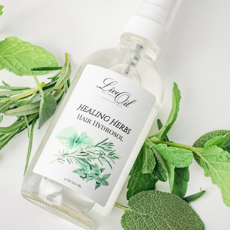 Hair Herbal Hydrosol for Scalp and Hair, Natural Toner, Healing ...
