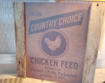 Chicken Feed Wood - Etsy