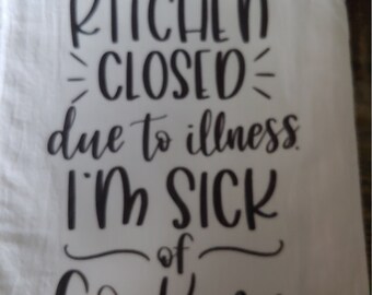 Sick of Cooking | Etsy