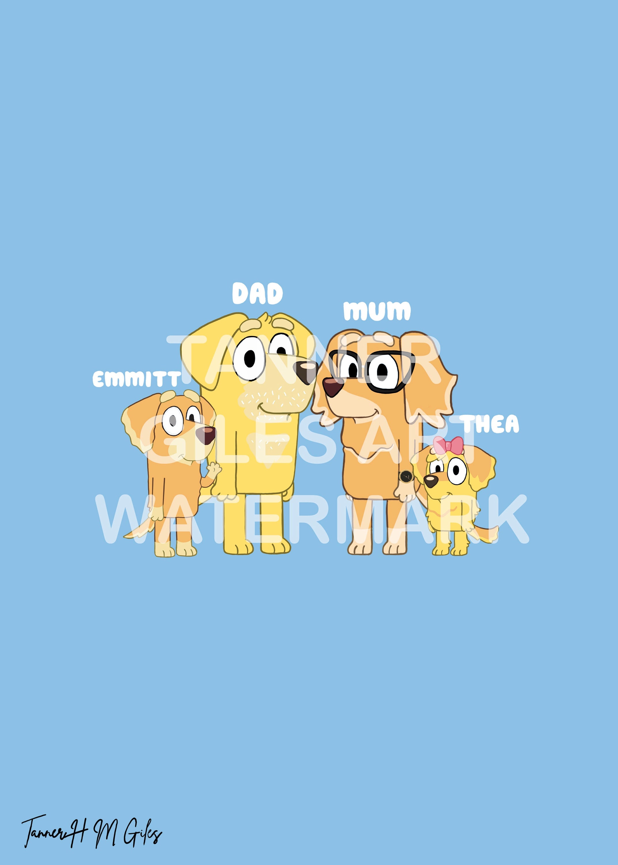 Custom Bluey Characters - Etsy