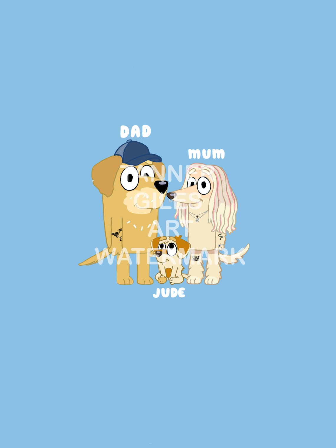 Custom Bluey Characters - Etsy