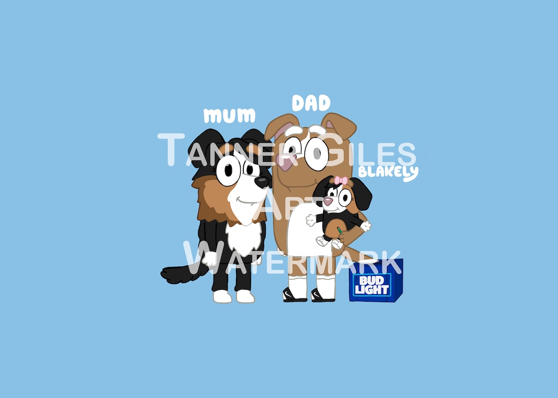 Custom Bluey Characters - Etsy