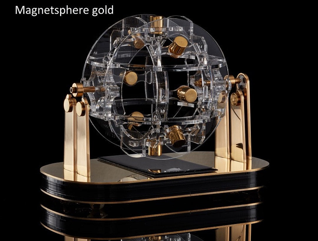 Magnetic Sphere Gold - Etsy