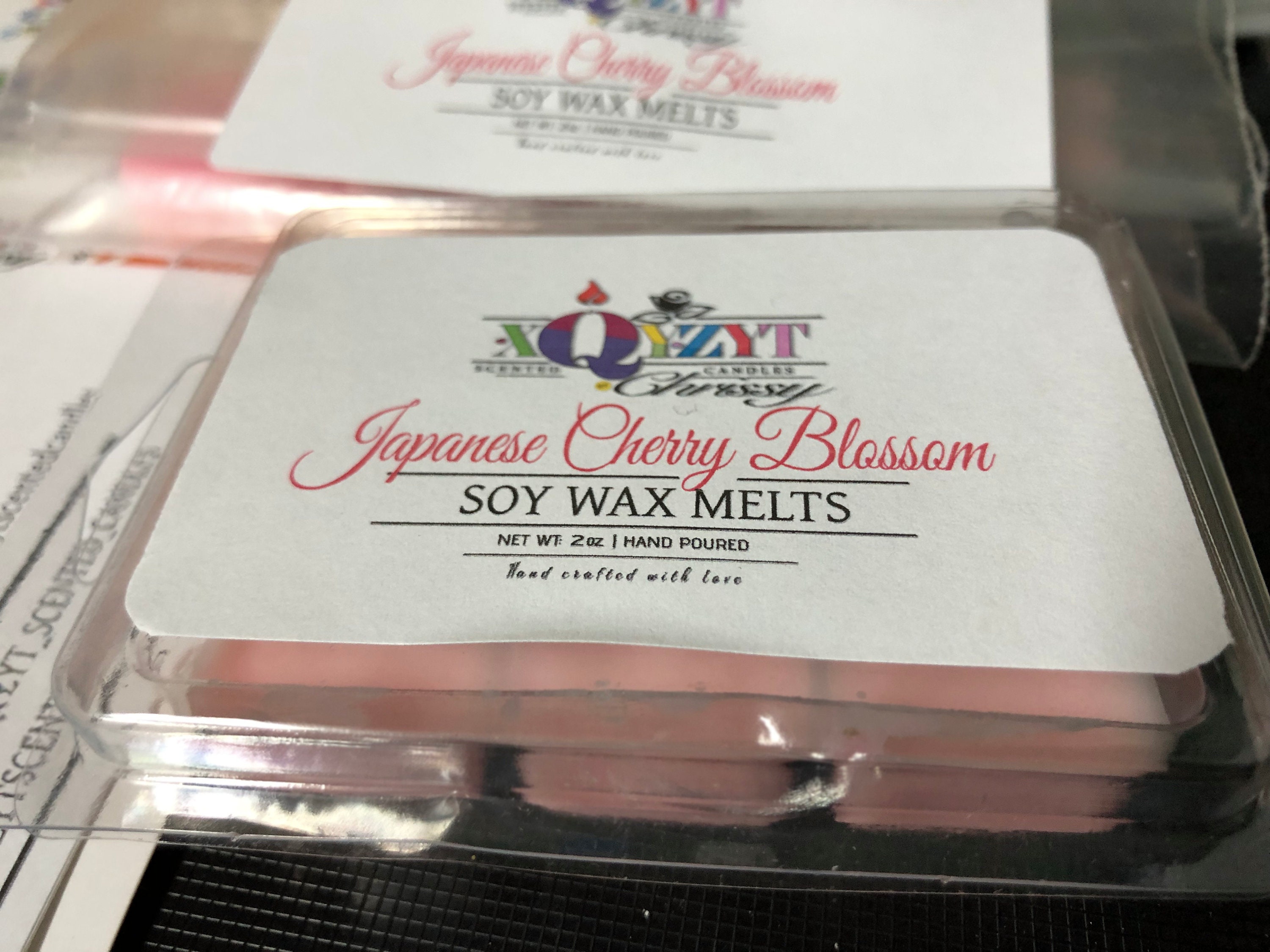 6-cavity Clamshell Snap Bar Japanese Cherry Blossom Wax Melts cubes - Etsy