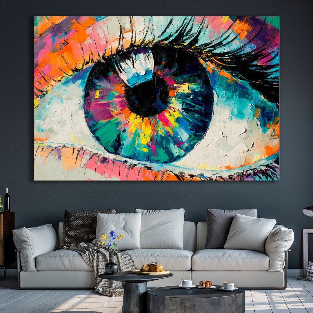 Abstract Eye Wall Art | Eye Canvas Print | Eye Canvas Art | Abstract ...