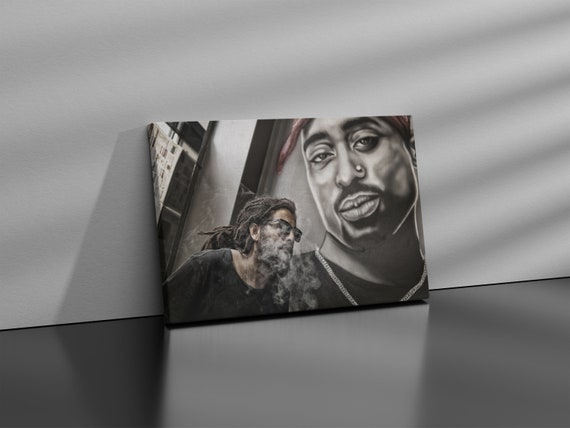 2pac Poster Tupac Art Tupac Poster Rapper Poster | Etsy