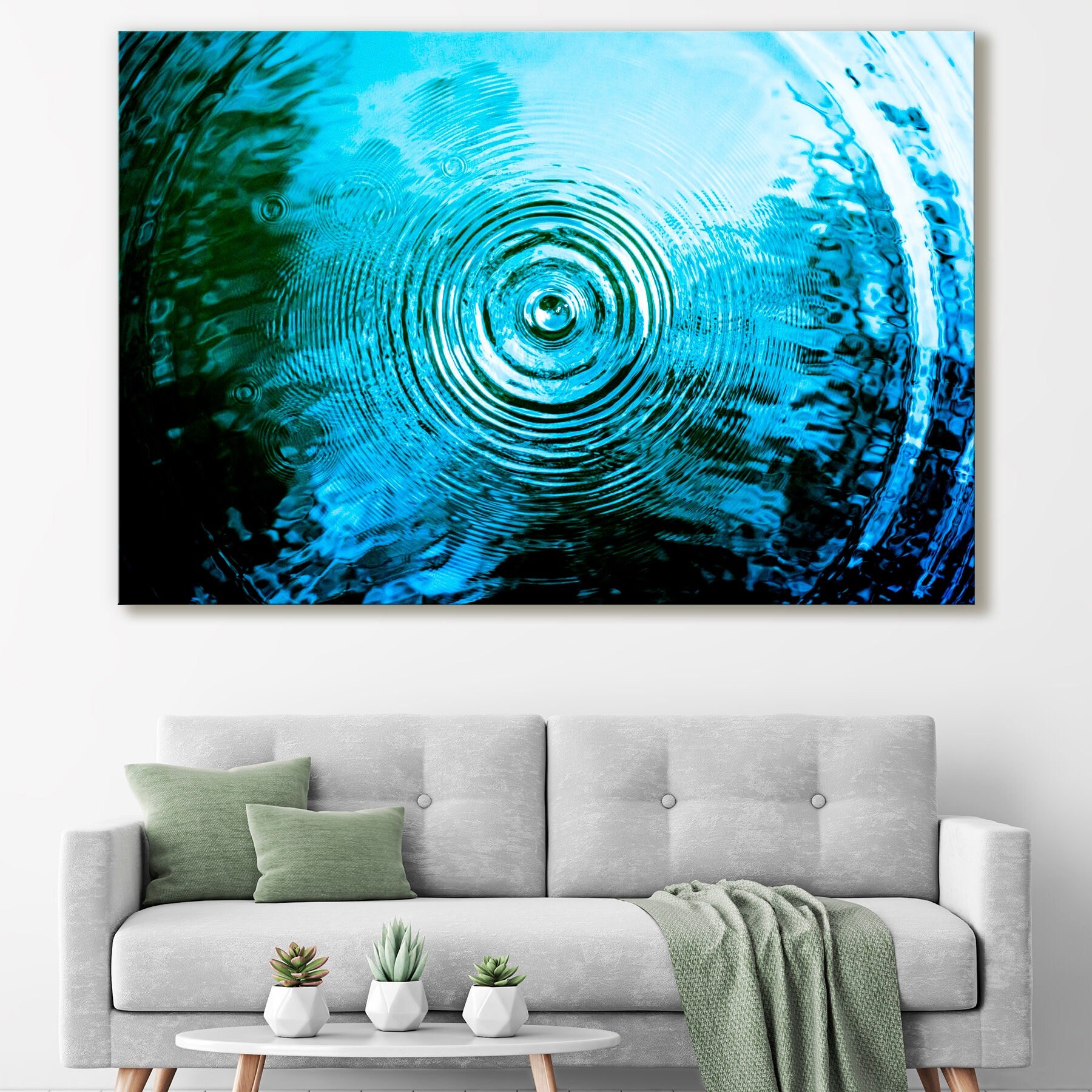 Water Drop Canvas Art | Water Splash Canvas Print | Water Wallpaper ...