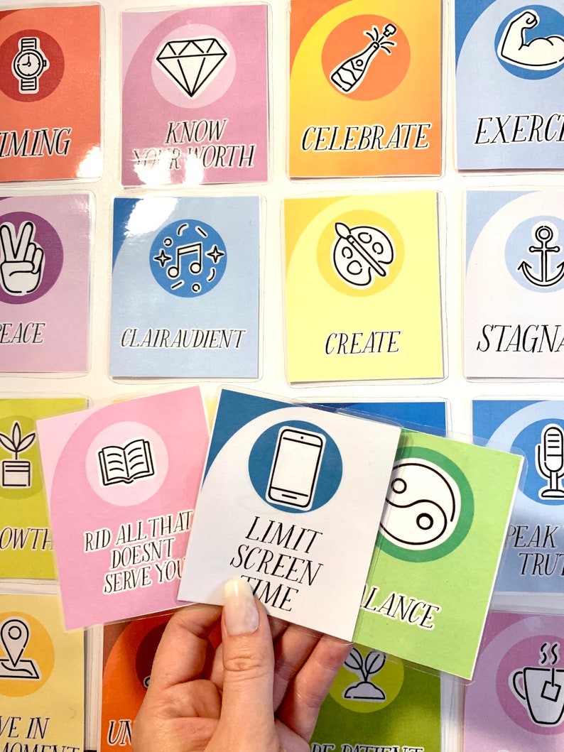 The Rainbow Oracle Handmade Tarot Oracle Deck Psychic and - Etsy