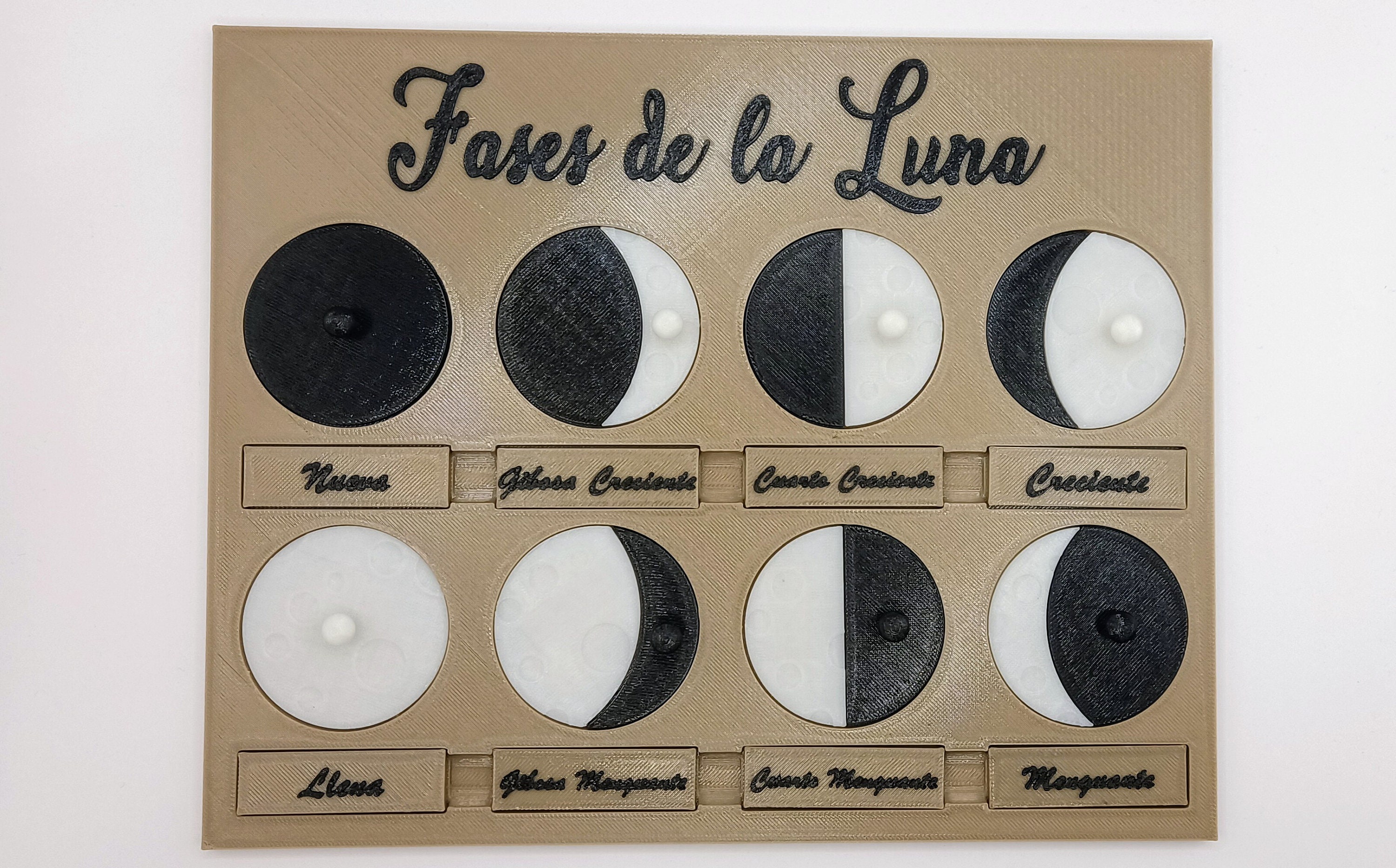 Montessori Phases of the Moon Puzzle - Etsy